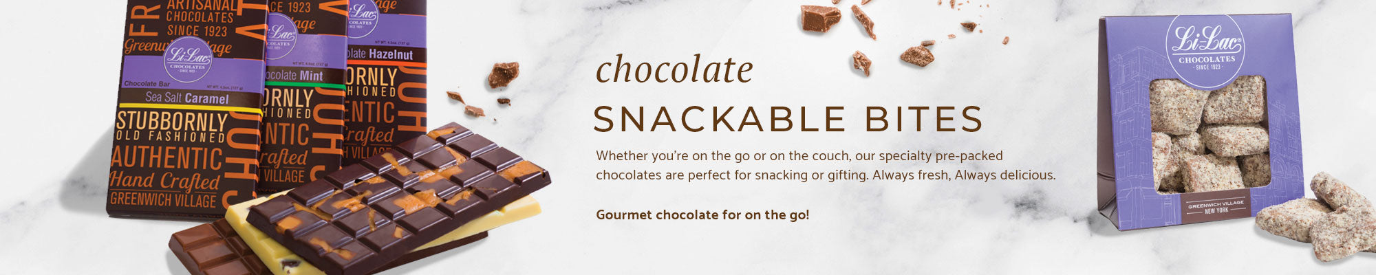 Snackable Bites | Li-Lac Chocolates